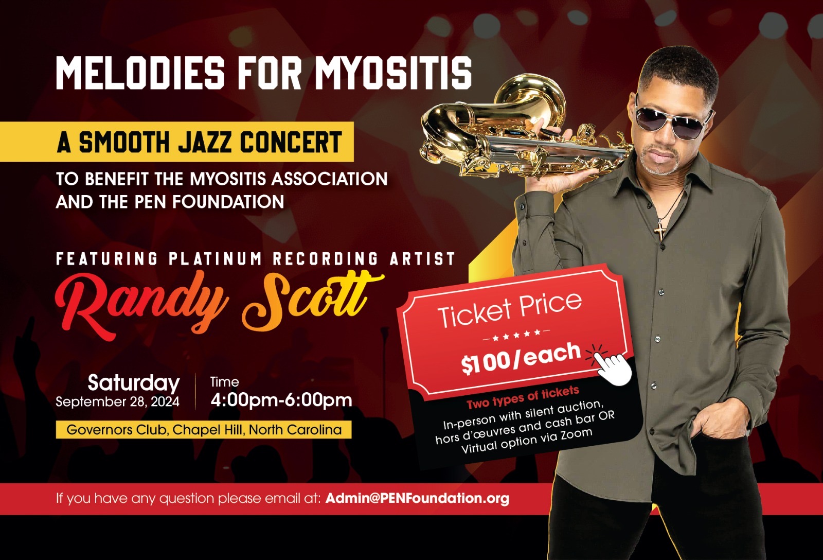 Melodies for Myositis - A Concert to Benefit The Myositis Association ...